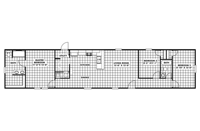 Jessup Atlantis 16x76 3/2 - Brazoria County Mobile Homes